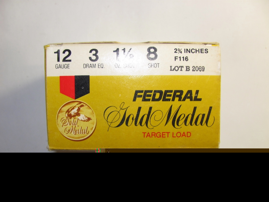 Federal Premium Ammunition Federal Gold Medal Champion 12GA Paper ...
