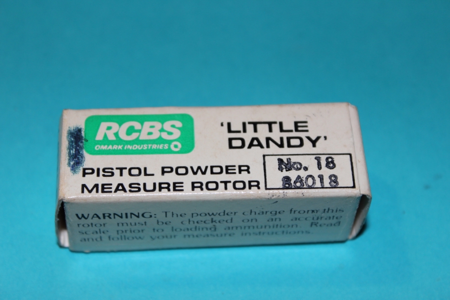 Rcbs Little Dandy Pistol Powder Measure Rotor #18 For Sale at ...