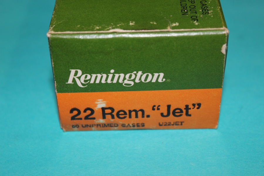 .22 Remington Jet Full Box 50 New Unprimed Brass .22 Lr For Sale at ...