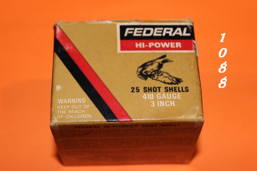 Federal Hi-Power .410 Box W/16 Original Roll Crimp .410 Ga For Sale at ...