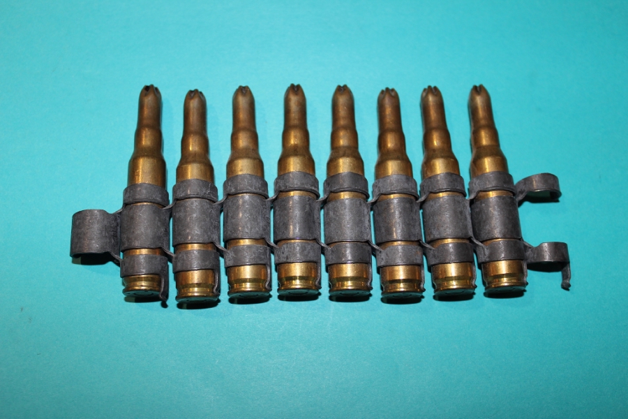 8 rounds 7.62x51 NATO LC 1989 w/Machine Gun Links 7.62 NATO 13210120 ...