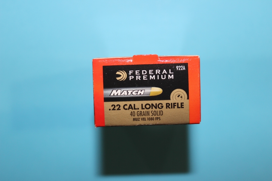 Federal Premium Ammunition Gold Medal .22 LR Match Red Box Full Mint ...