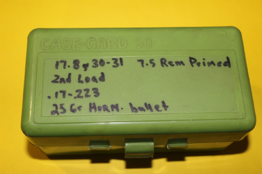 50 Count .17-223 Reloads W/Case Gard .223 Rem. For Sale at GunAuction ...