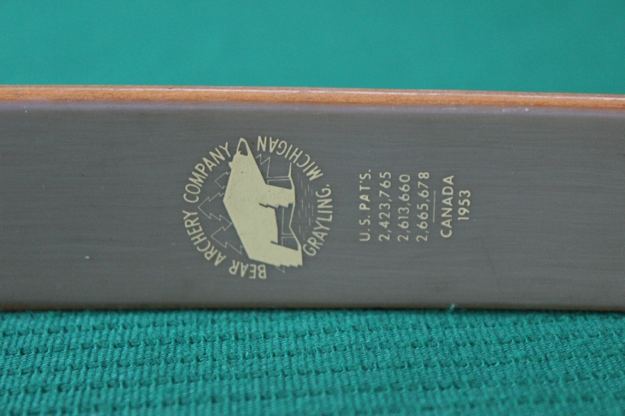 Bear Archery Co Panda Model Recurve Bow 32lbs 1953 For Sale at ...