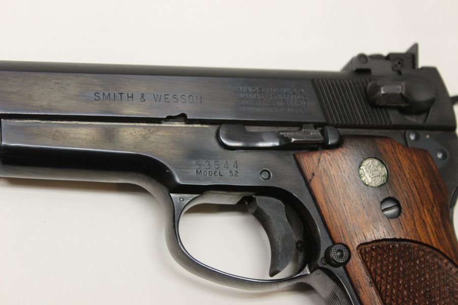 Smith And Wesson S&W Model 52 Mid-Range Pistol 1961-63 .38 Special For ...