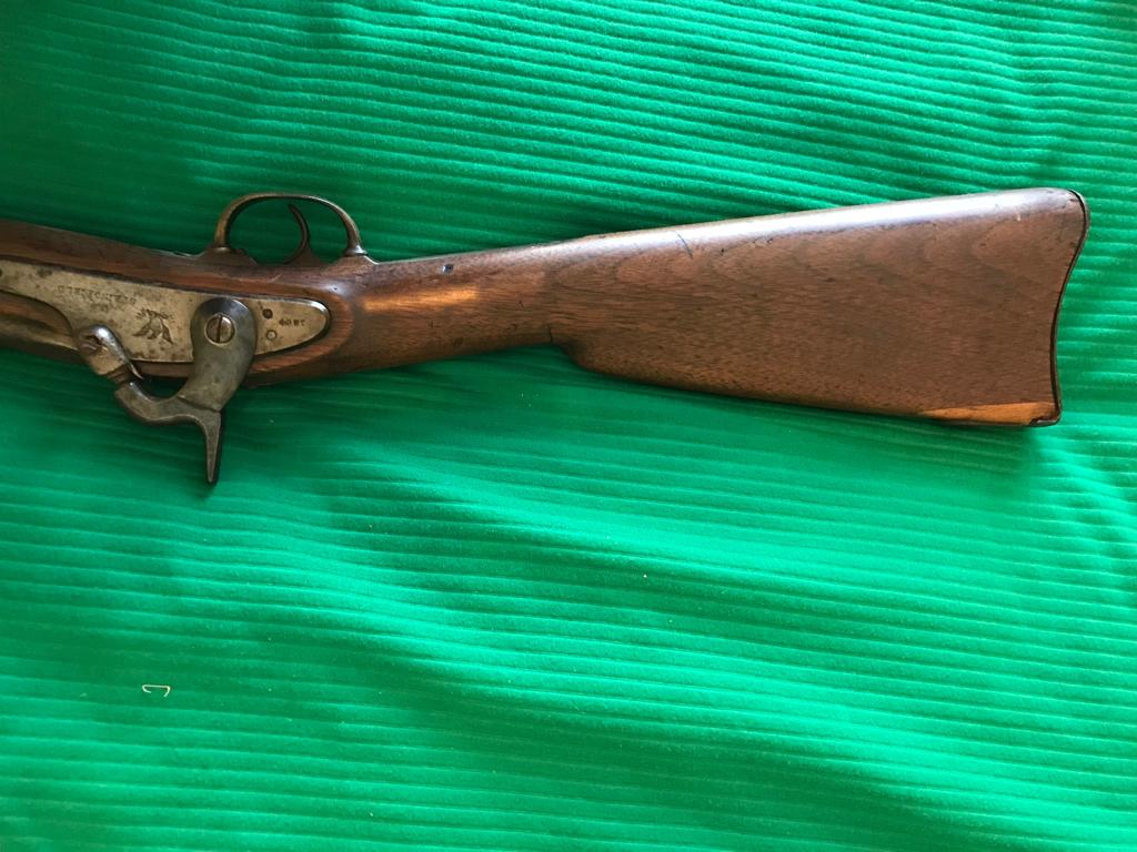 Us Springfield 1864 Single Shot Antique Percussion Rifle .50 Bmg For ...