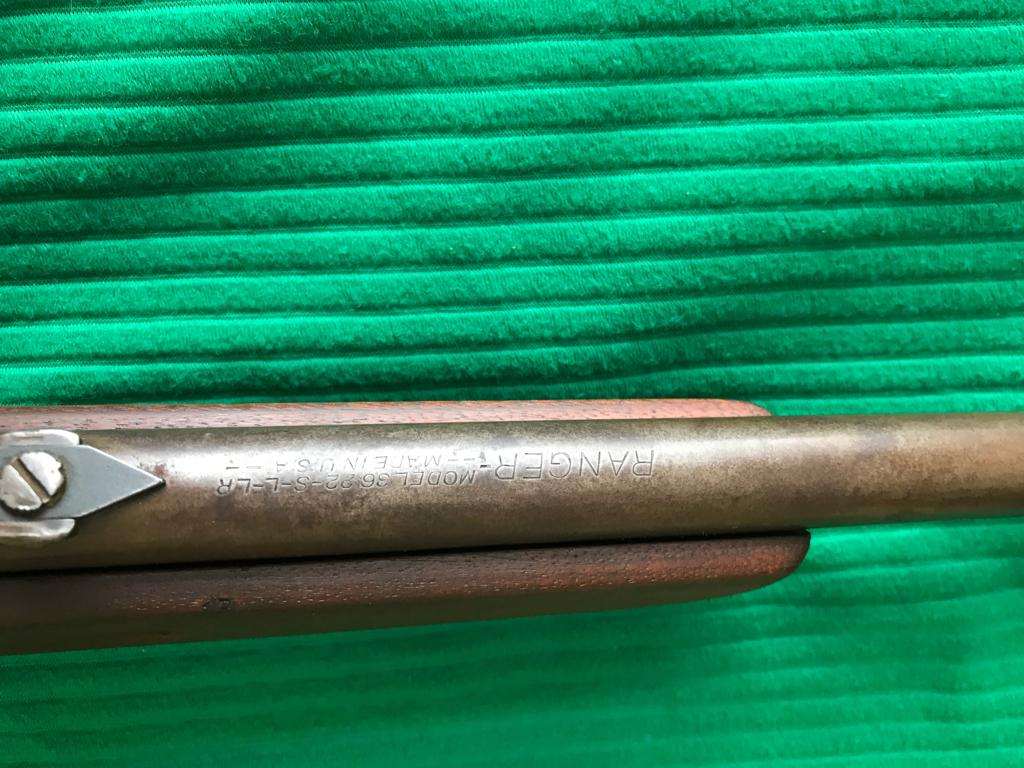 Ranger Model 36 3622 Bolt Action Rifle 22 Short, Long And Long Rifle ...