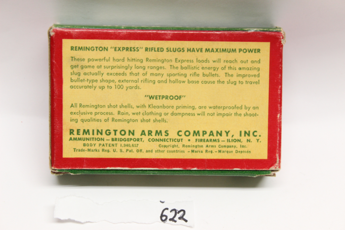 Remington Express RX12RS Rifled Slugs Nice Box Slug Sleeve 15822966 ...