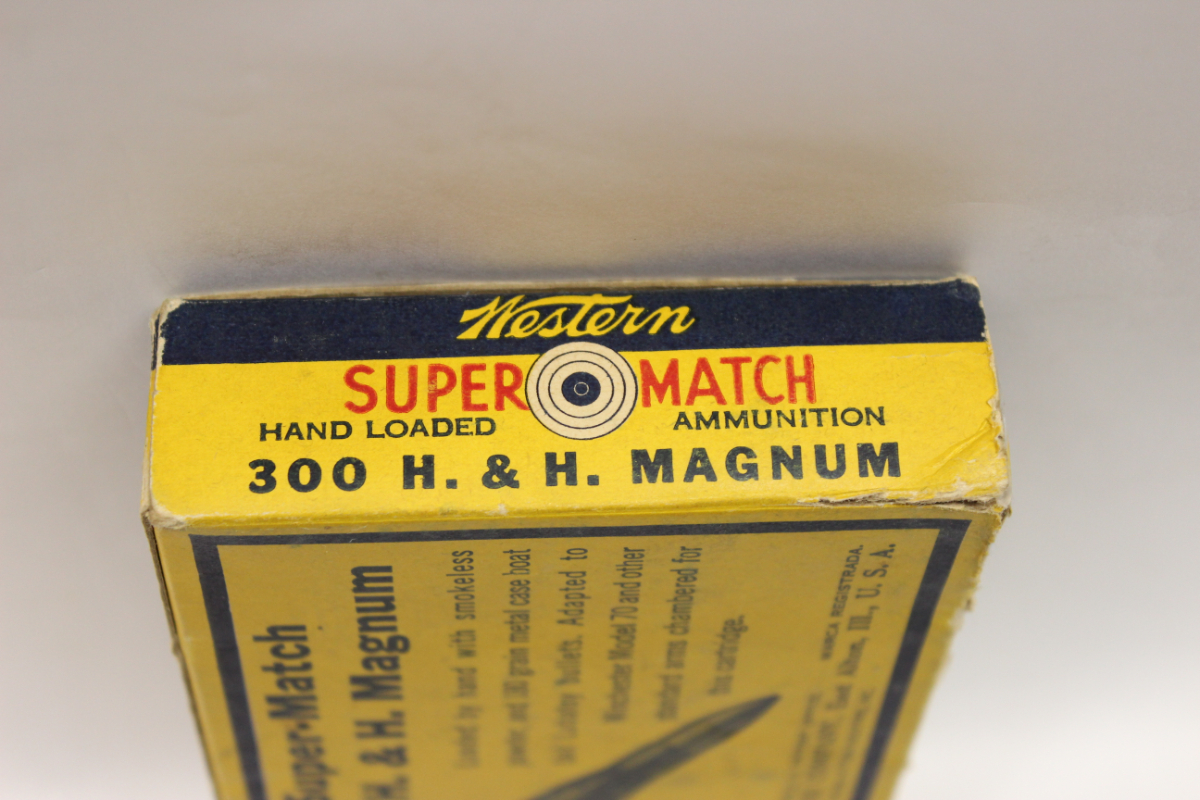Western Super Match .300 H&H Magnum 17 Round Nice Display .300 H&H ...