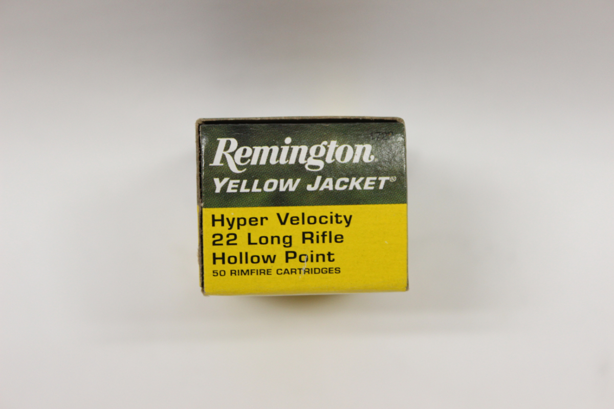 Remington .22 LR Yellow Jacket Hollow Points Minty w/UPC 17018092 ...