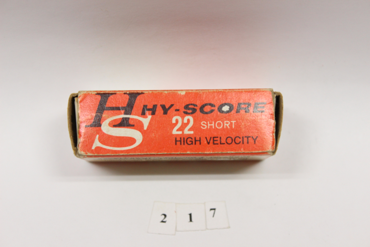 Hy-Score Supersonic .22 Short 37 Rounds 17042151 - GunAuction.com