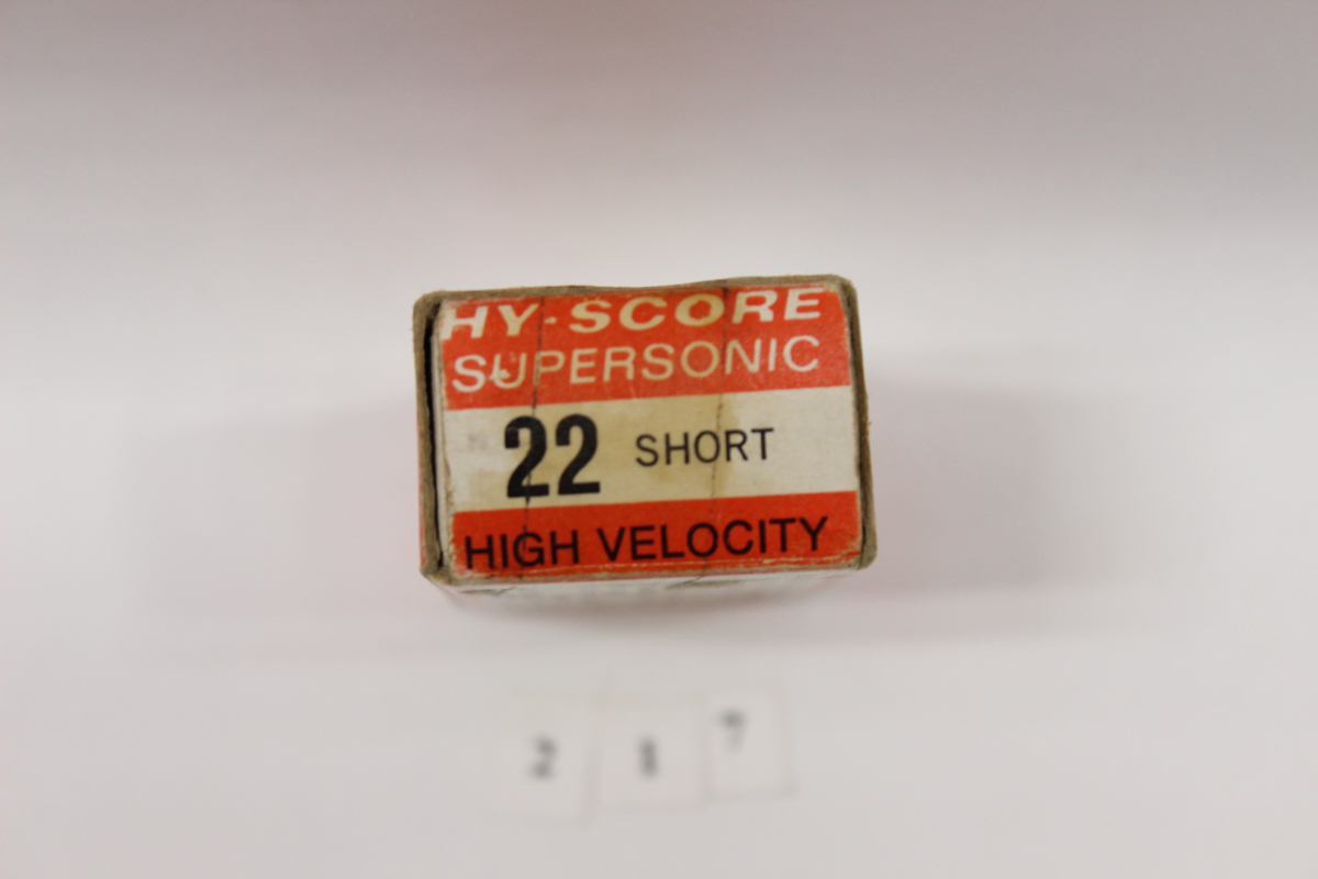 Hy-Score Supersonic .22 Short 37 Rounds 17042151 - GunAuction.com