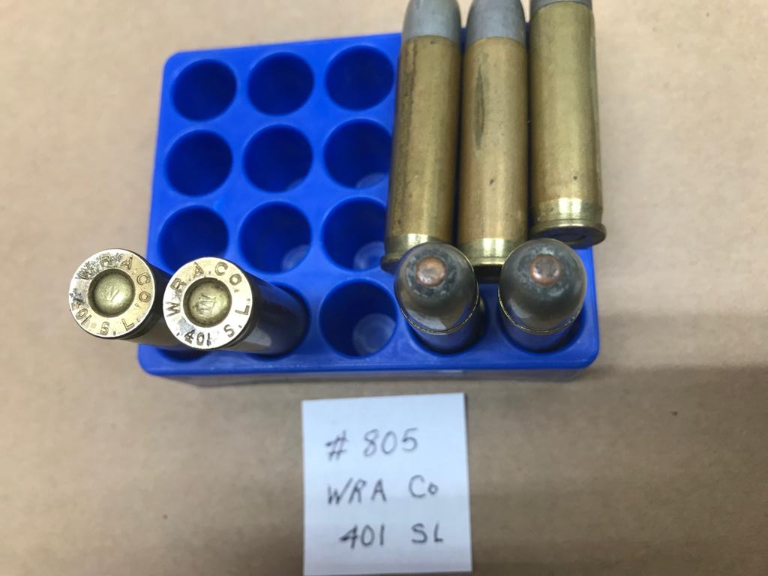 Winchester WRA Co 401 Self Loader, Express Projectiles, (bullets) with ...