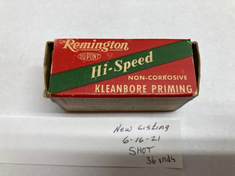 Remington Hi-Speed Kleanbore, 22 Shot, Head Stamp Hi U Speed .22 LR ...