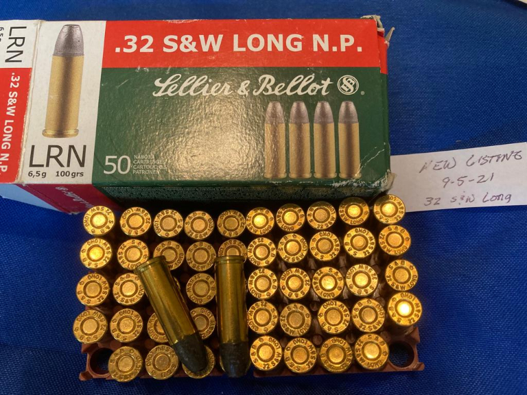 .32 S&W Long Full Box Of Factory New Ammo .32 S&W Long For Sale at ...