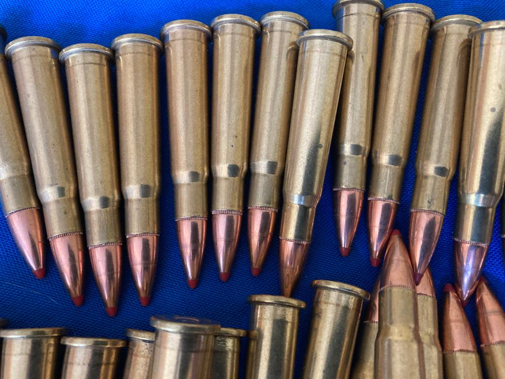 33 Winchester Ammo 37 Loaded Rounds 200 grain FTX Hornady Bullets ...