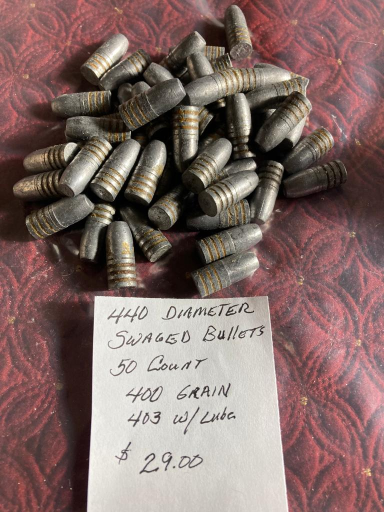 440 Diameter Bullets, 400 grain, 50 Count 17187499 - GunAuction.com