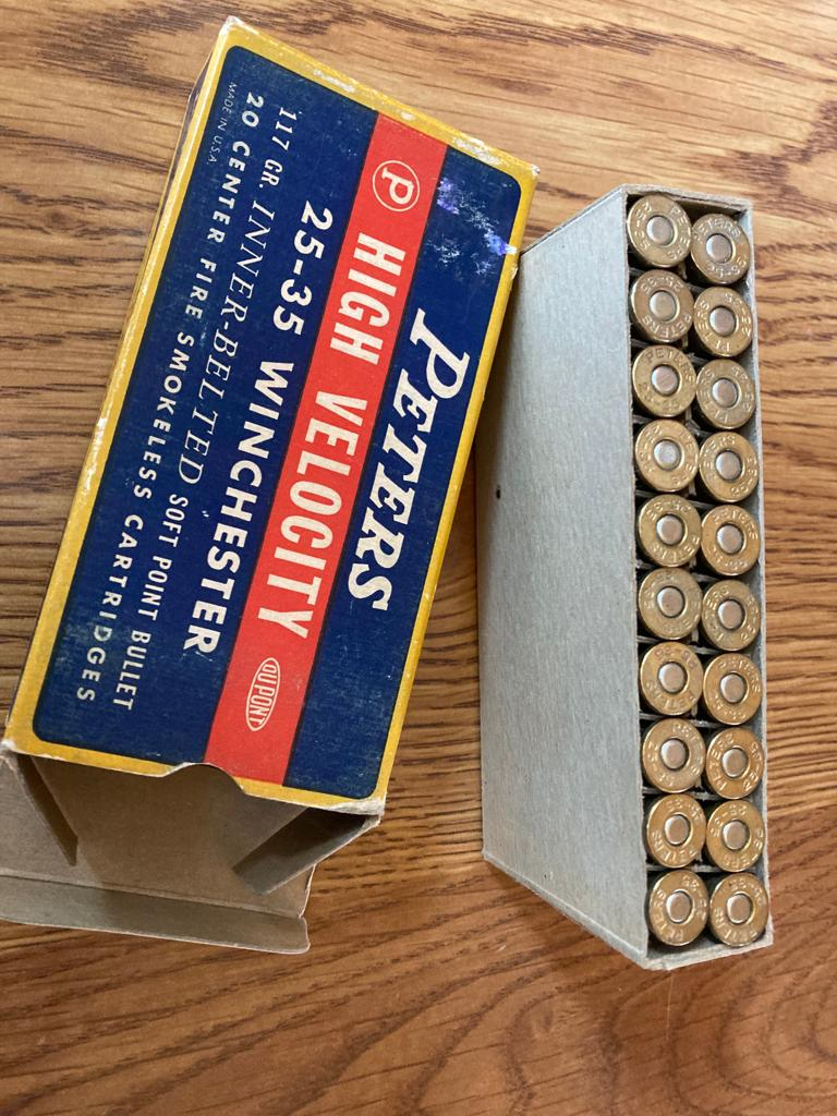 Peters Cartridge Company Peters High Velocity .25-35 Winchester ...