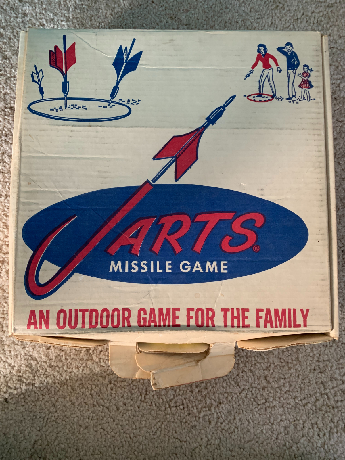 Jarts Original 1960s 1970s Metal Tipped Lawn Darts in the Box 17207634 ...