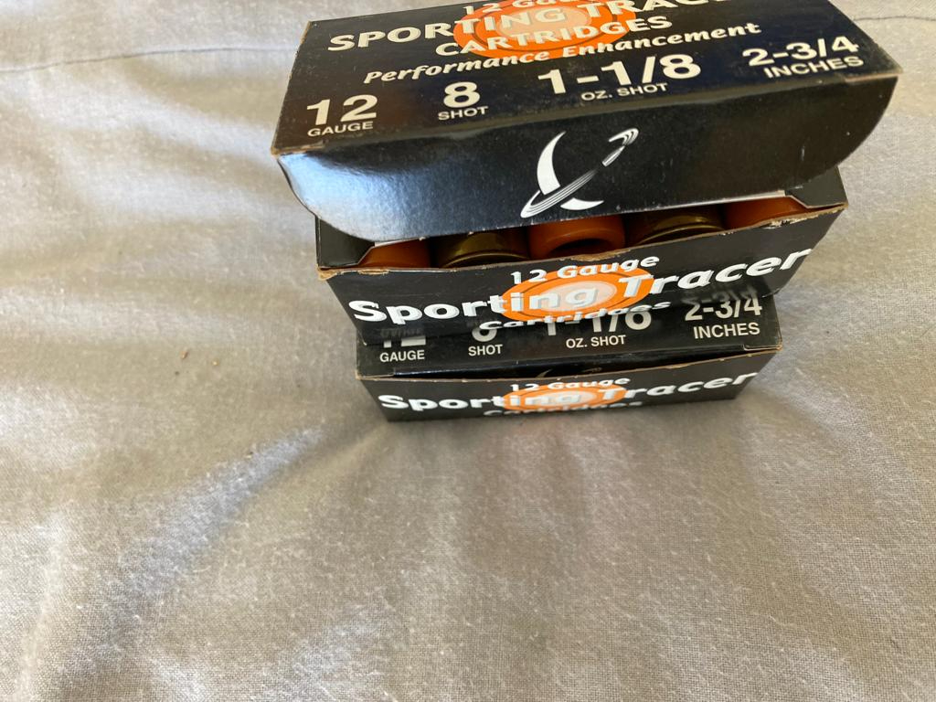 Fiocchi 12GA Sporting Tracers 10 round boxes 20 rounds total 12 GA ...