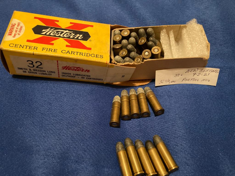 Partial Box 32 S&w Long 31 Mixed Rounds .32 S&w Long 17234306