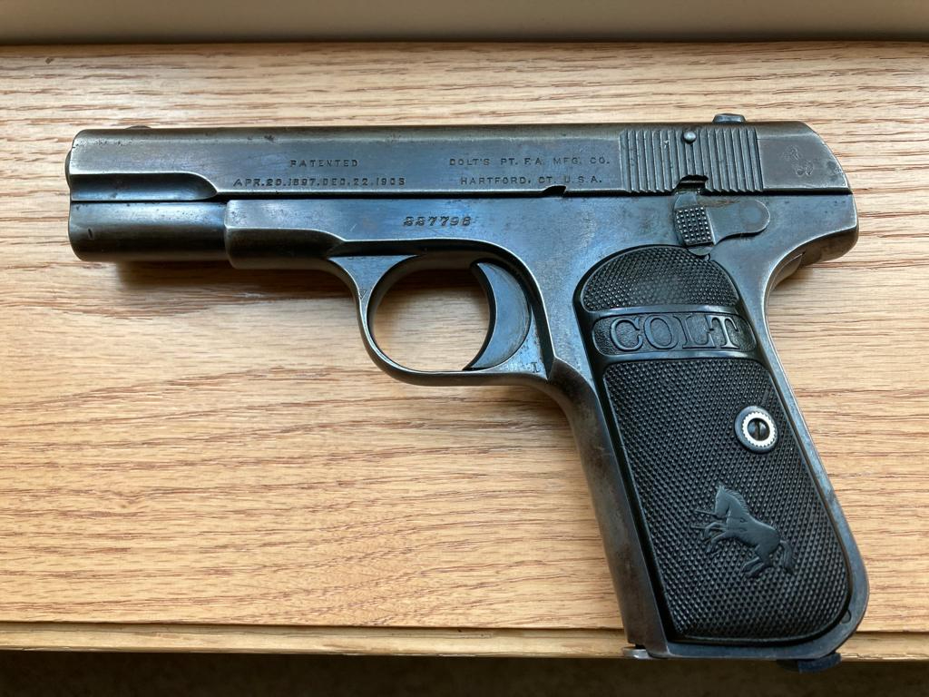 Colt Model 1903 32 Acp Rimless Pistol .32 Auto (7.65 Browning) For Sale ...