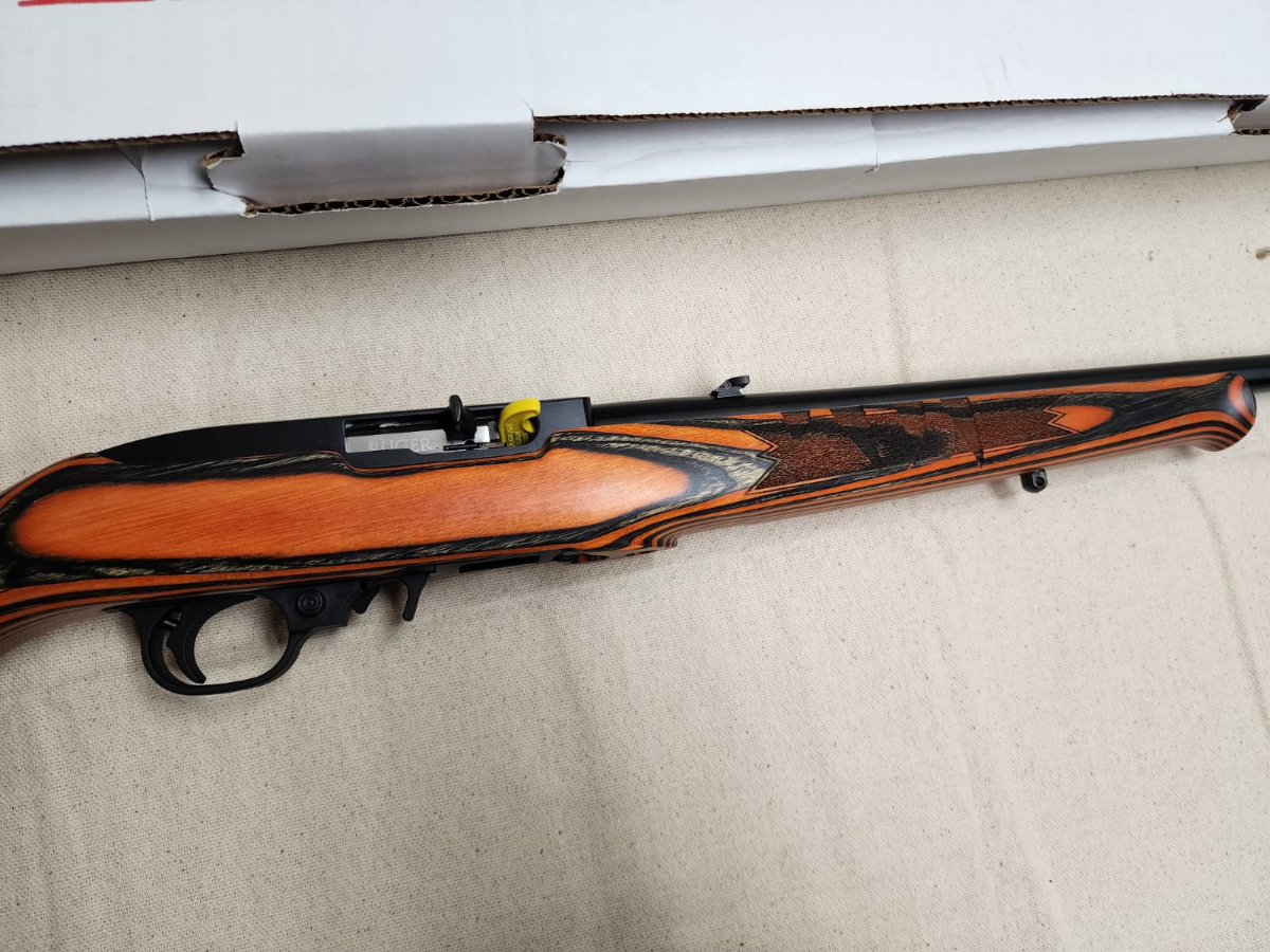 Ruger Talo 10/22 Orange Tiger 22LR Semi Auto Rifle .22 LR 17259588 ...