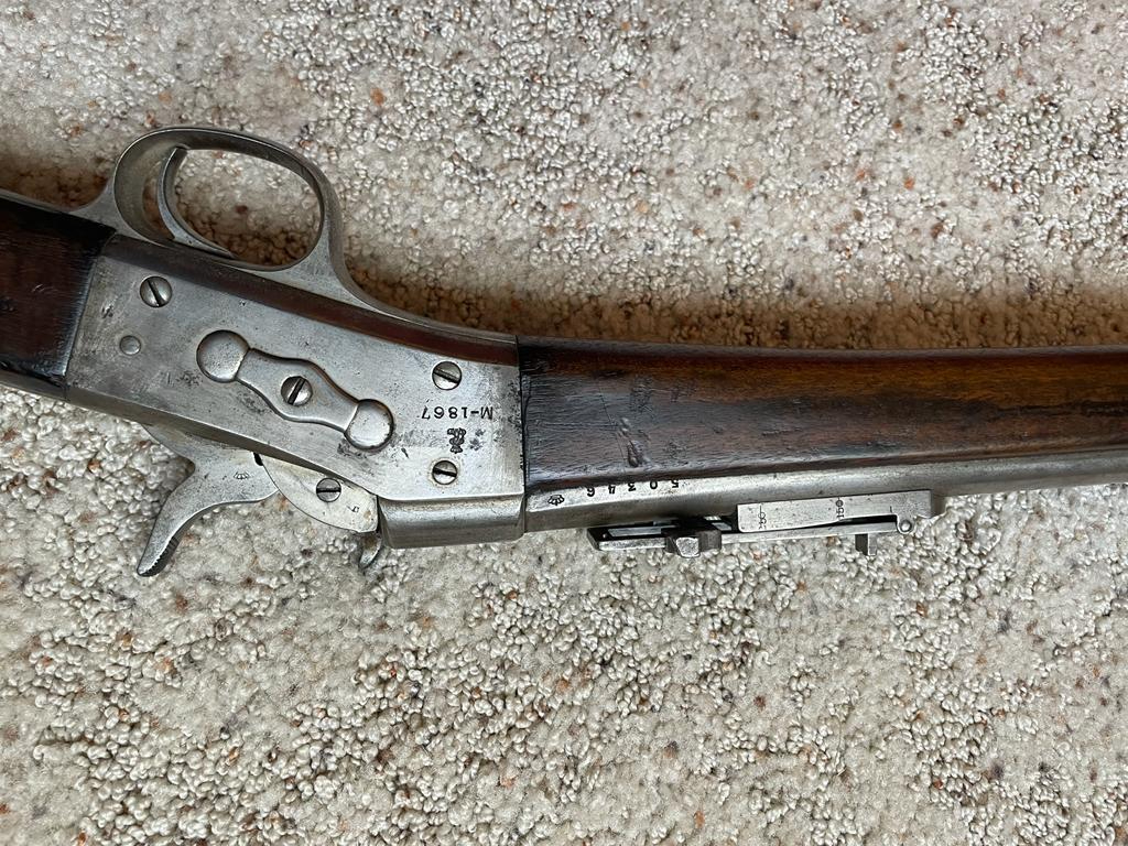 Danish/Norwegian 1871 Rolling Block 12.11x44R Dated 1867 Danish Service ...