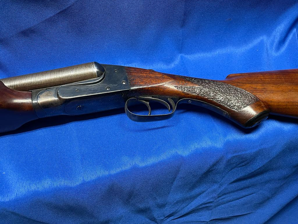 Ithaca Hammerless 12GA Double Number 1 Frame Damascus Custom 12 GA ...