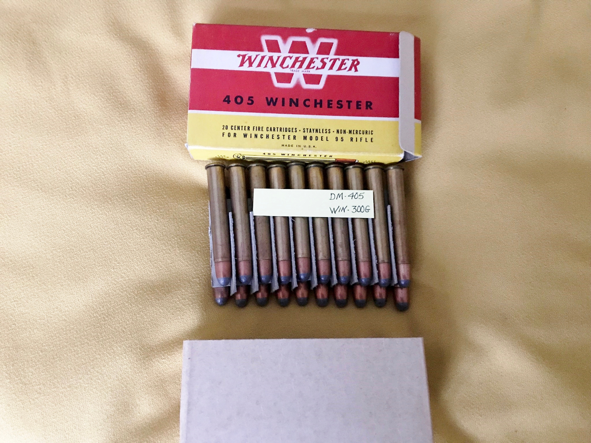 Winchester 405 Win Vintage Original Box Of Ammo .405 Win. For Sale at ...