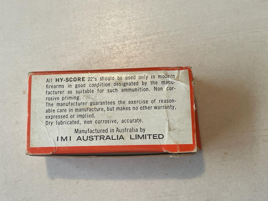 Hy Score 22 CB Caps Subsonic .22 CB 17307018 - GunAuction.com