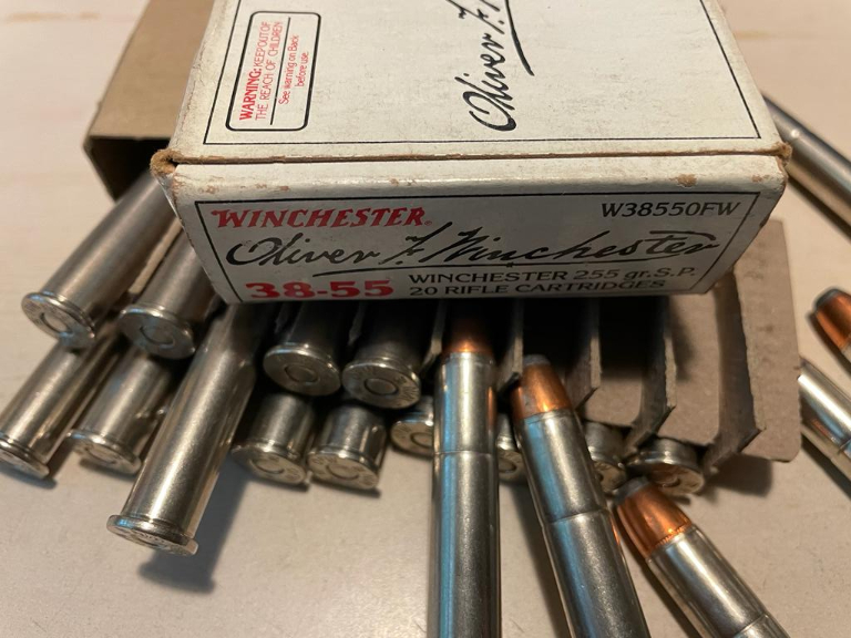 Oliver Winchester 38-55 Ammo - Full, Original 20 Round Box .38 Special ...