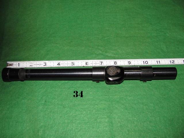 Weaver B-4 Scope W/Weaver 22 Single Pc Steel Mount For Sale at ...