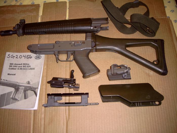 SIG-ARMS Sig 551 parts kit folding stock Sig Sauer 556