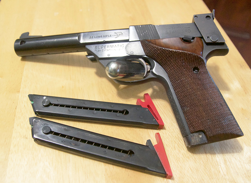 High Standard Manufacturing Corporation Big Heavy Barrel Target Pistol ...