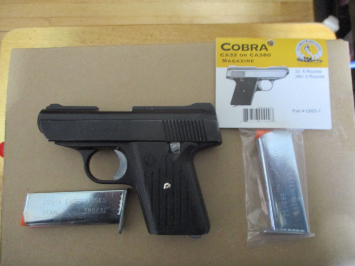 Cobra Firearms Model Ca380bb (Black) In .380 Acp .380 Acp For Sale at ...