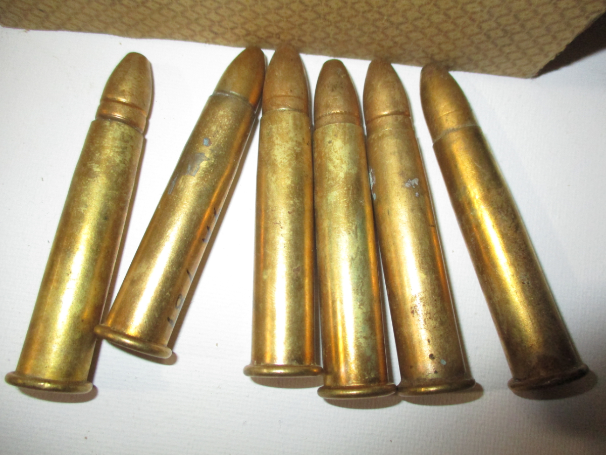Spanish Military 45 Rounds Of Military (Brass Bullet) .43 Spanish Ammo ...
