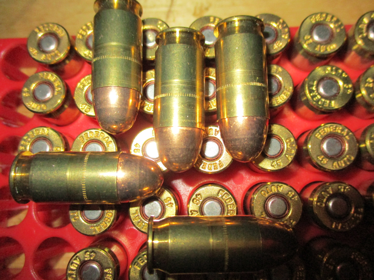 Partial Box Of (38) Rds. Of Federal Classic .45 Auto Match Ammo .45 Acp ...