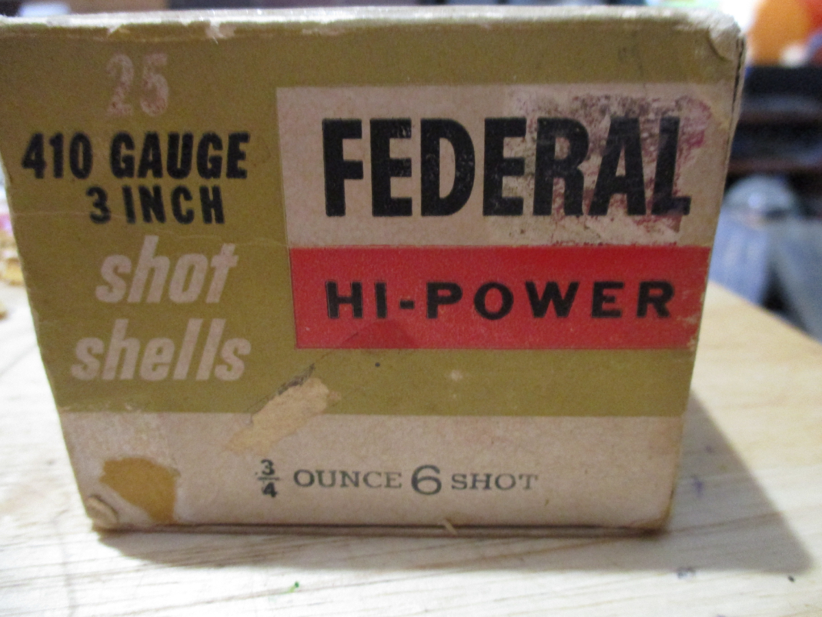 Federal .410 Bore 3 Inch Shot Shells - Box Of (25) .410 Ga For Sale at ...