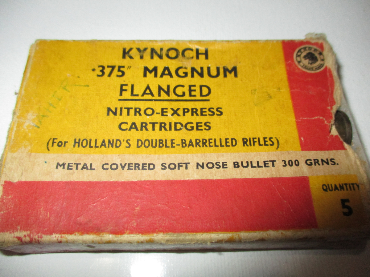 KYNOCH .375 MAGNUM FLANGED NITRO EXPRESS .375 H&H Mag 17242728 ...