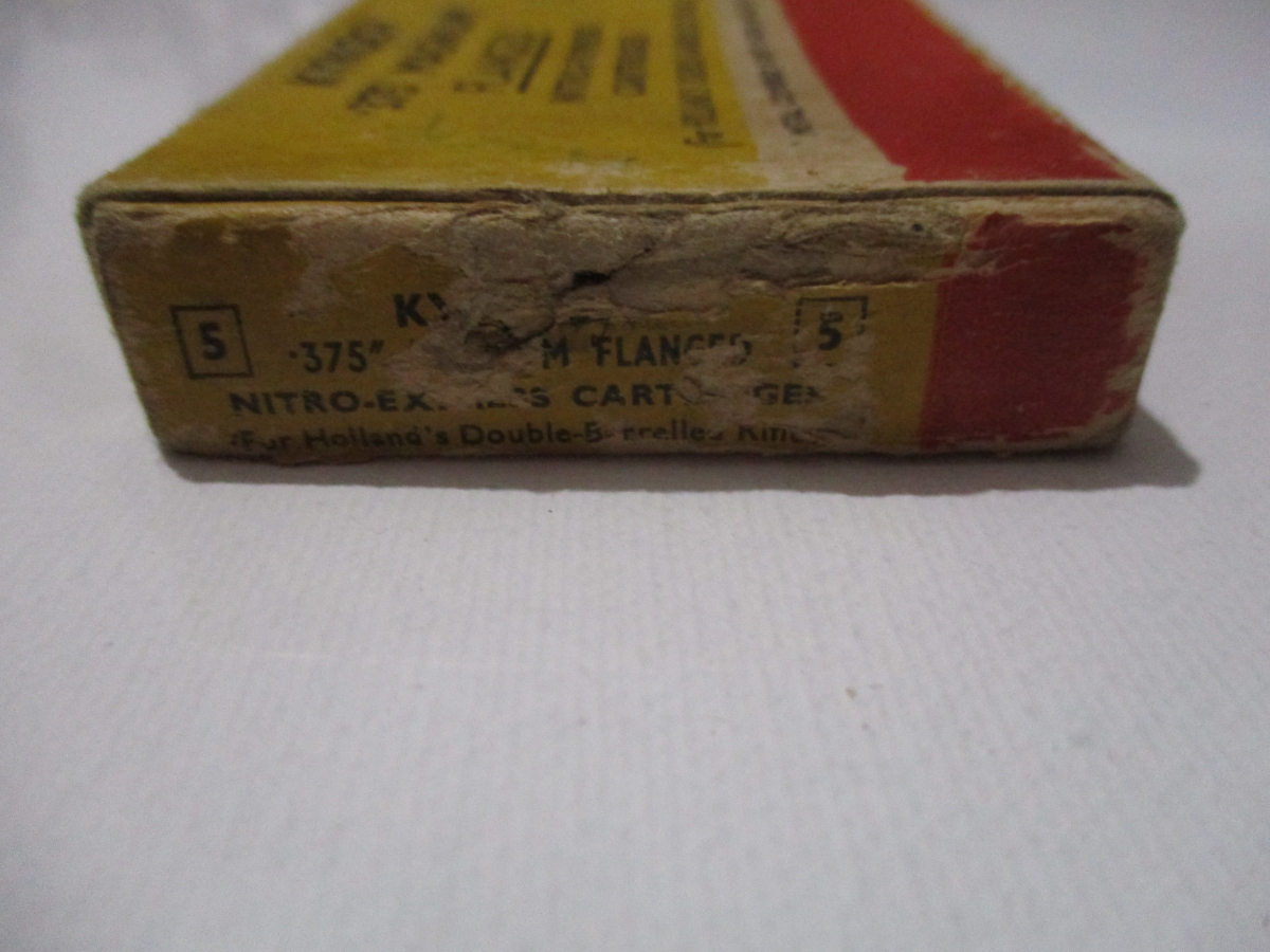 KYNOCH .375 MAGNUM FLANGED NITRO EXPRESS .375 H&H Mag 17242728 ...