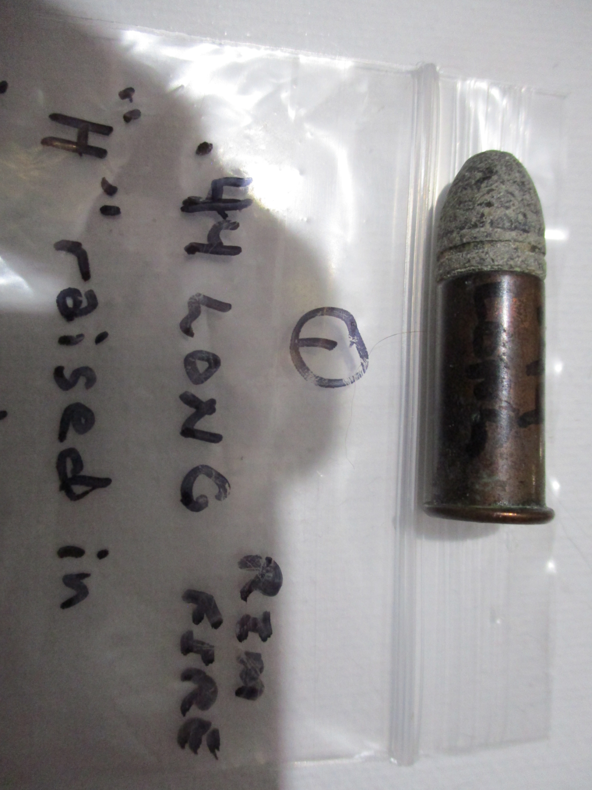 Henry .44 LONG RIMFIRE with "H" RAISED HEADSTAMP in IMPRESSED CIRCLE ...