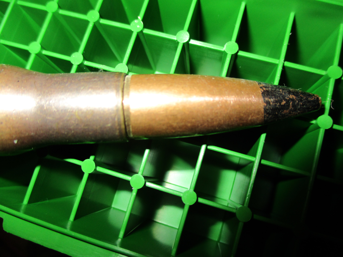 Mixed Makers 13 Rounds Of Assorted .50 Browning Machine Gun Ammo ...