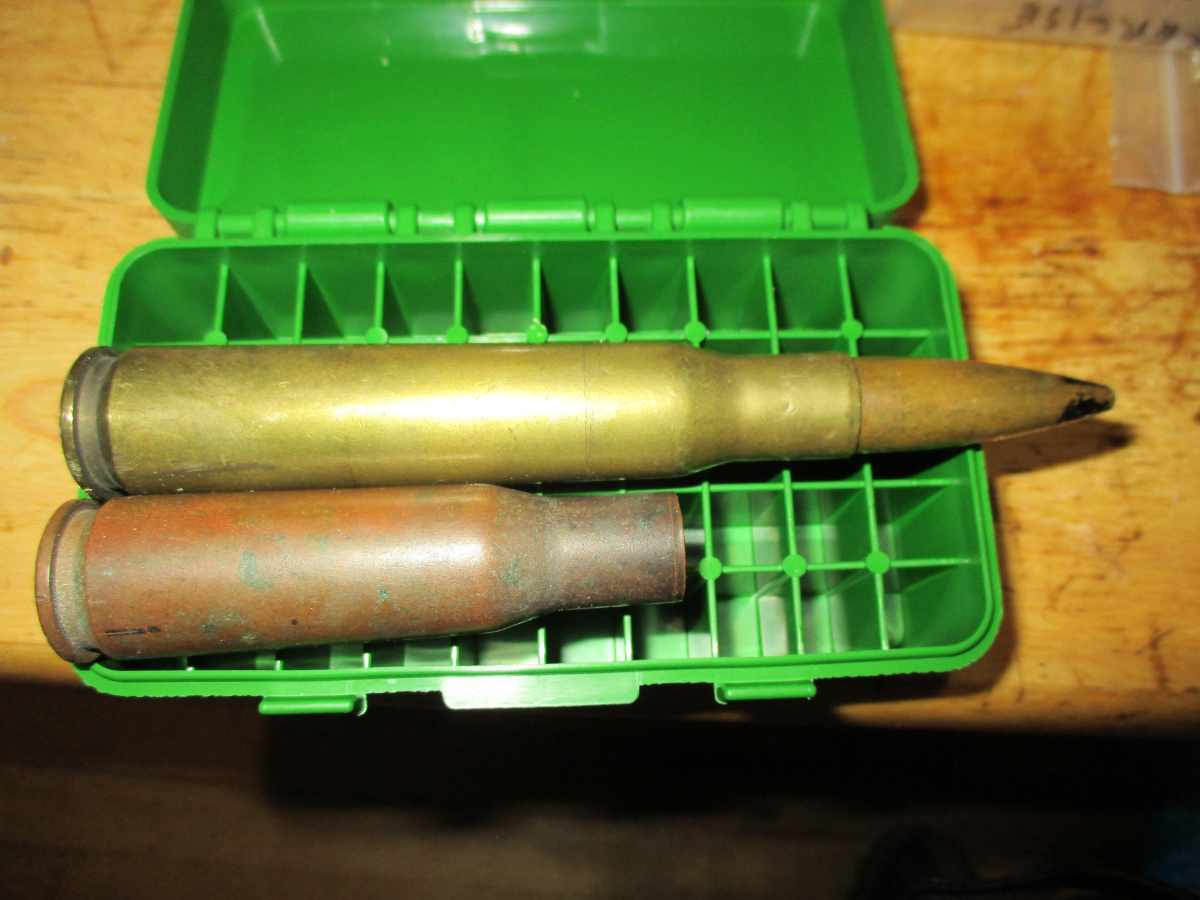 Mixed Makers 13 Rounds Of Assorted .50 Browning Machine Gun Ammo ...