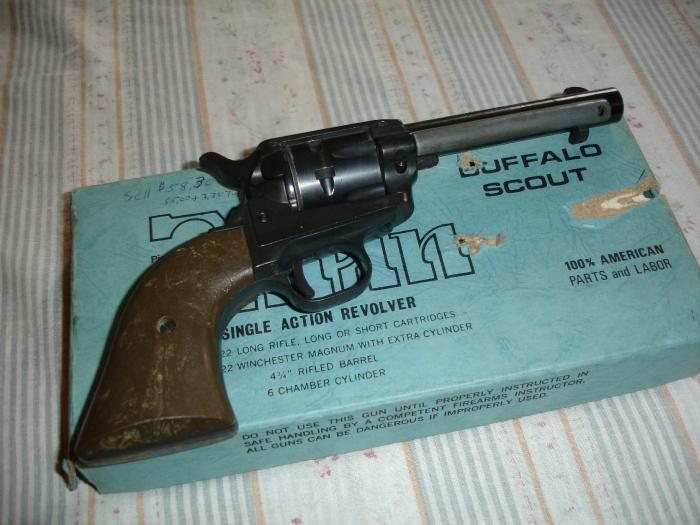 F.I.E. - BUFFALO SCOUT 22 LR SINGLE ACTION 4 3/4 IN. - Picture 3