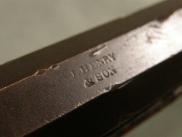 Antique J Henry & Son Percussion 1/2 Stock Target Pa Rifle For Sale at ...