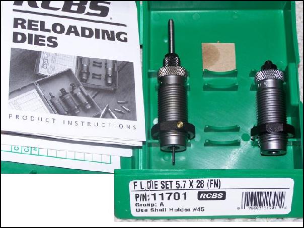 Rcbs 5.7x28mm Reloading Dies 5.7 X 28 Mm Fn For Sale at GunAuction.com ...
