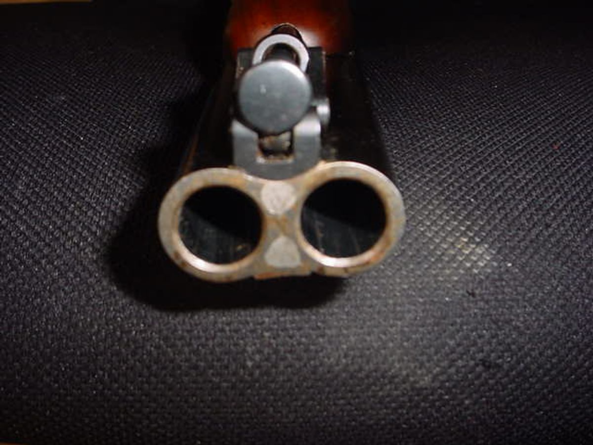 Pedersoli Howdah Double Barrel Black Powder With Holster .58 Caliber ...