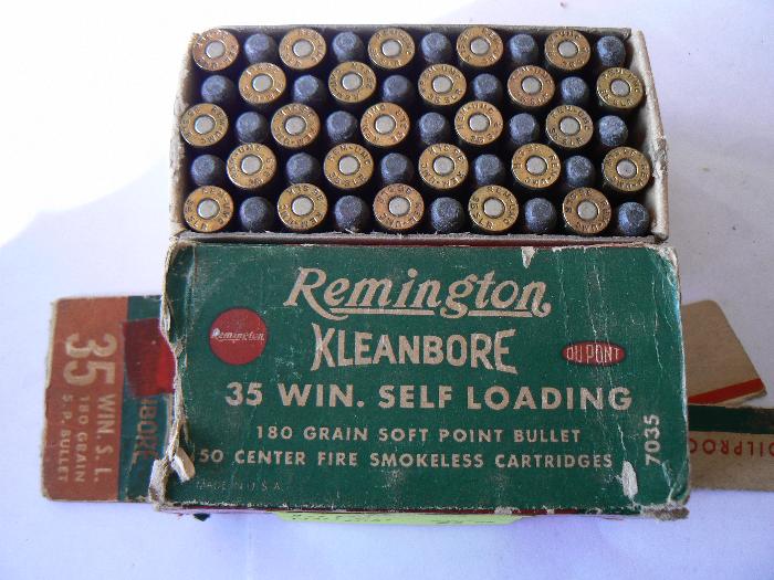 Remington 35 Win. Self-Loading Full Box 1939 For Sale at GunAuction.com ...