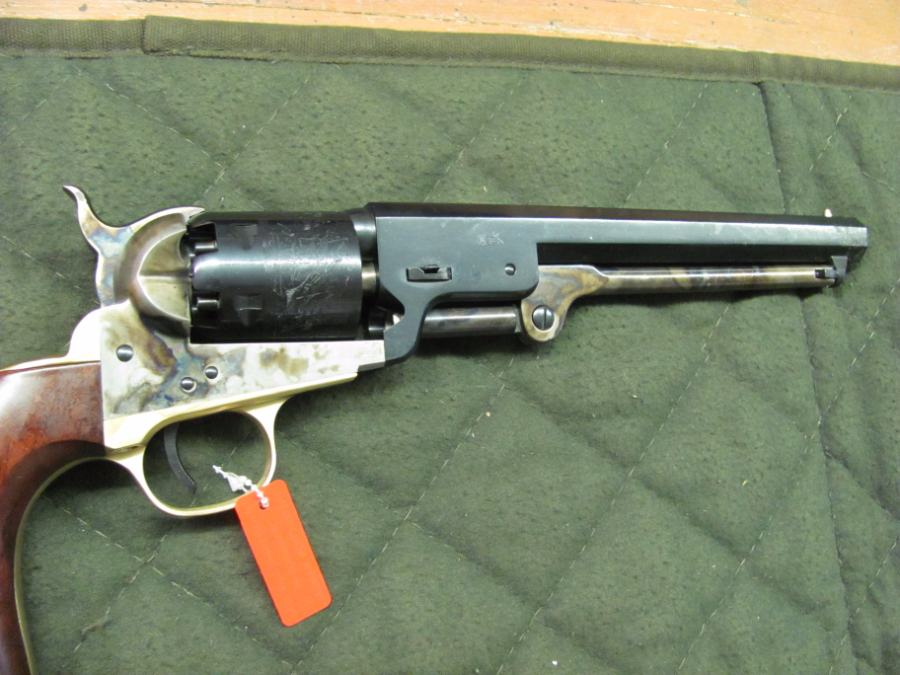 A. Uberti 1851 Navy Steel Uberti .36 W/Flask For Sale at GunAuction.com ...
